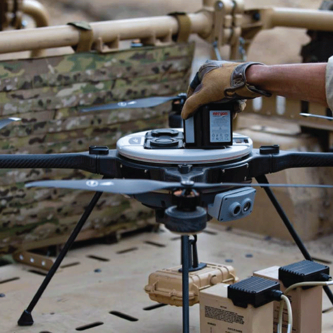 FLIR R80D SkyRaider Tactical UAS with AI & Payload Delivery – Farrwest