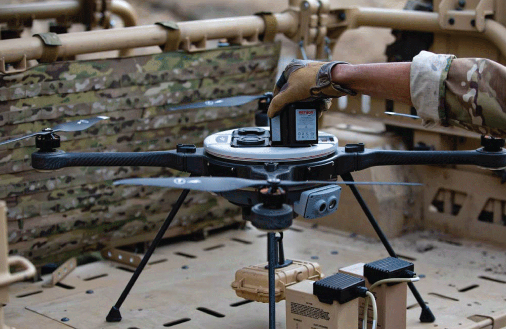 FLIR R80D SkyRaider Tactical UAS with AI & Payload Delivery – Farrwest