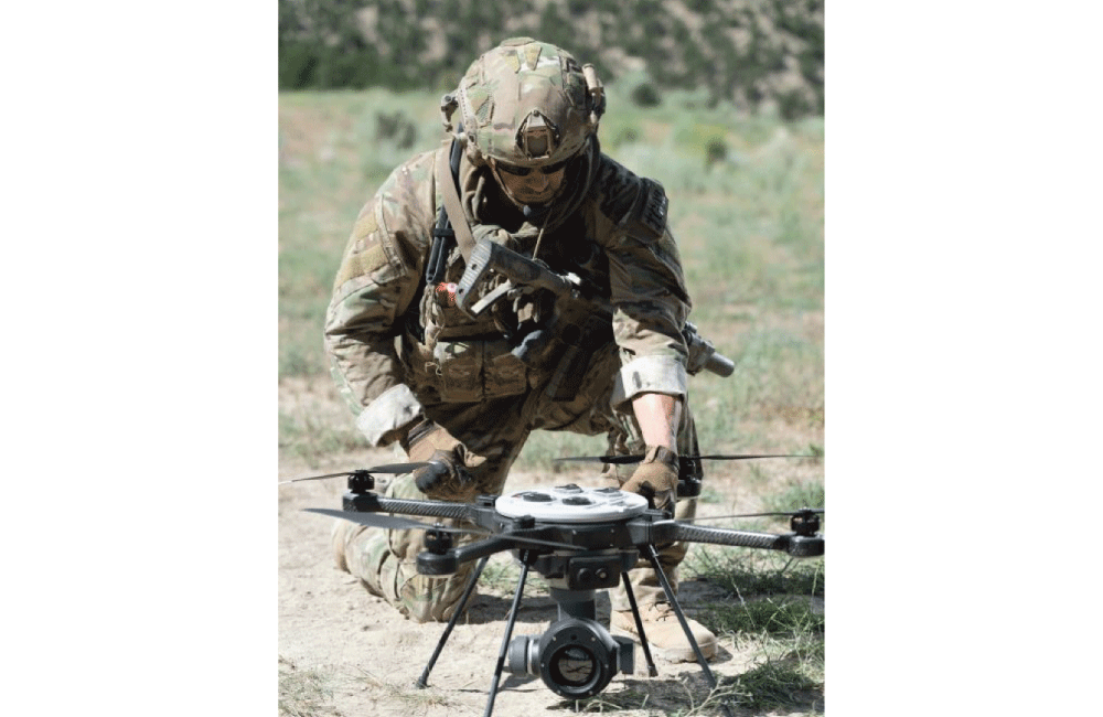 FLIR R80D SkyRaider Tactical UAS with AI & Payload Delivery – Farrwest